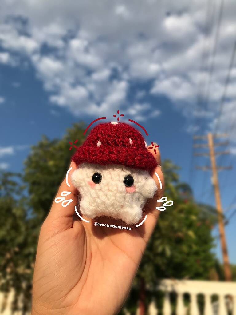 Mushroom boi - Crochet 🧶 - Ribblr community