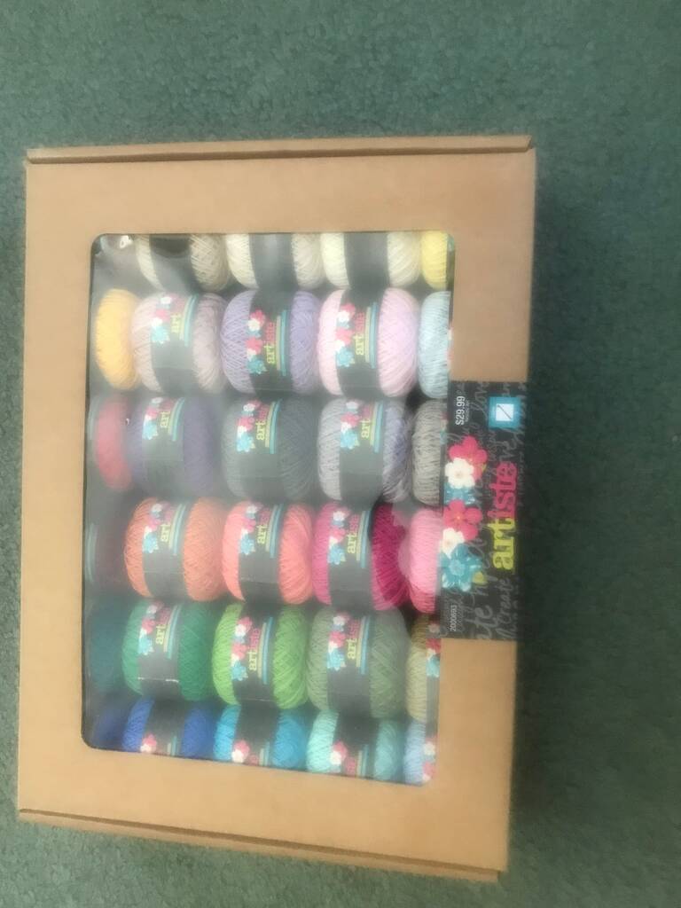 The pattern arrived in mail & crochet thread Hobby Lobby - Crochet 🧶 ...