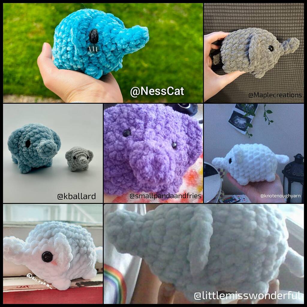 no-sew baby elephant pattern release!!