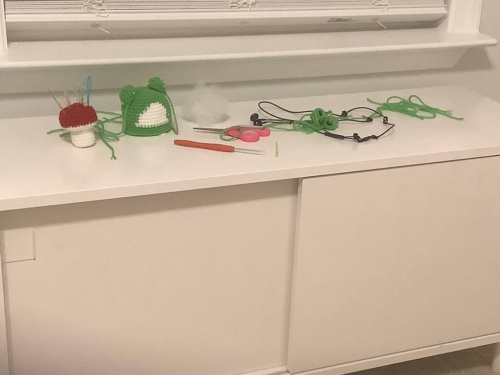 Messy workspace - crochet - Ribblr community