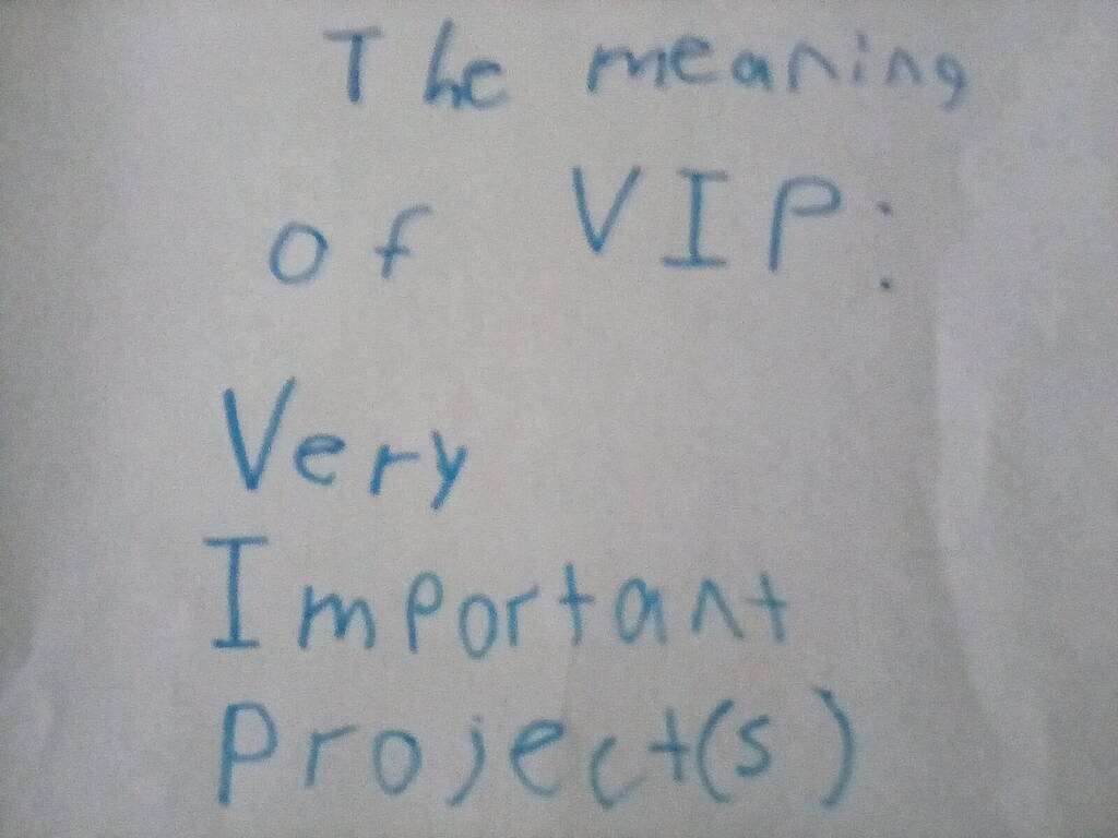 the meaning of VIP: - Crochet 🧶 - Ribblr community