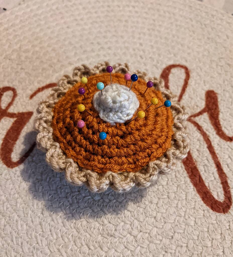 Pumpkin Pie Pin Cushion Pattern Drop! - patterns - Ribblr community