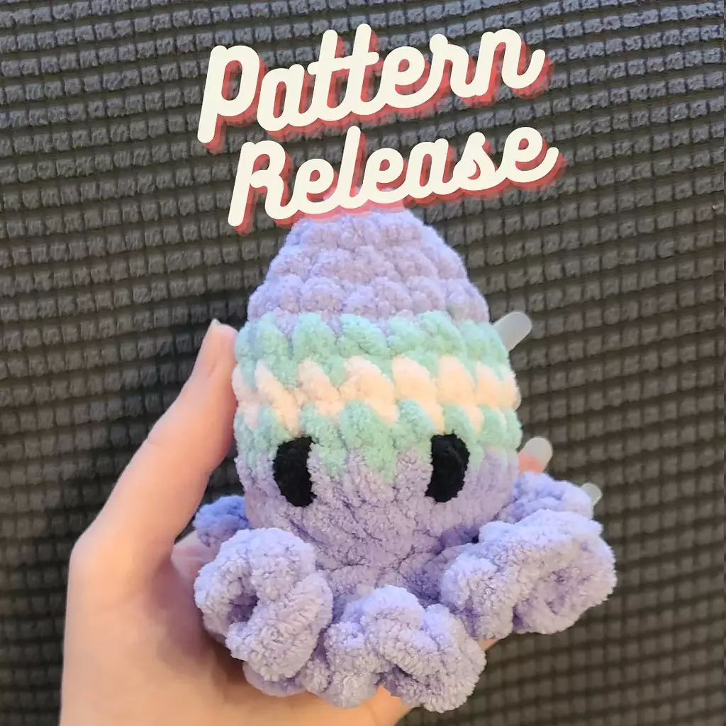 Free Mini Egg-topus pattern release - Crochet 🧶 - Ribblr community