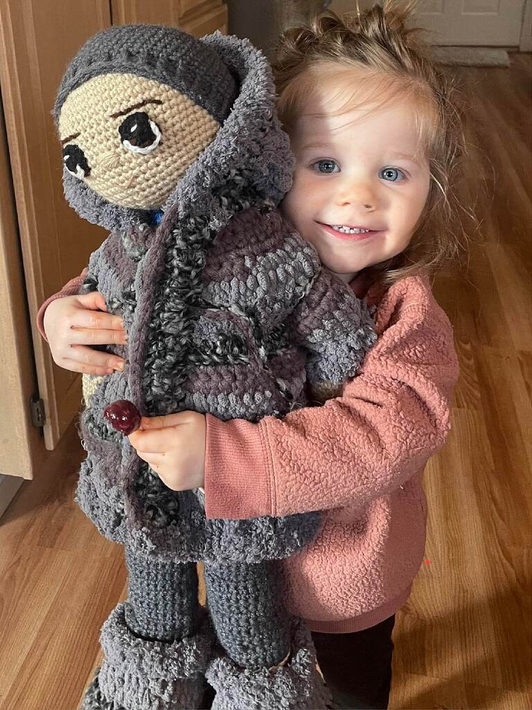 Piper with her friend Jamal - crochet - Ribblr community