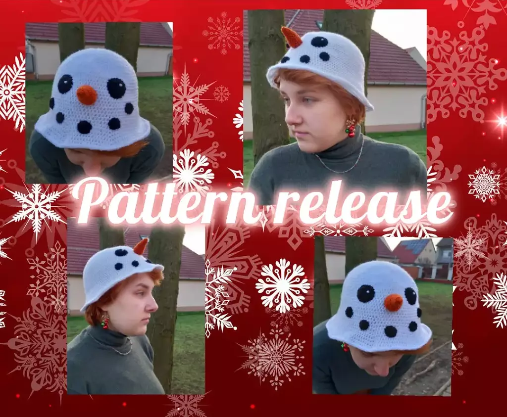 Snowman bucket hat pattern release - Crochet 🧶 - Ribblr community