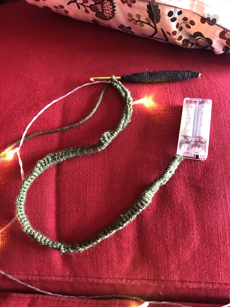 Fairy light pattern idea. Not sure yet - Crochet 🧶 - Ribblr community