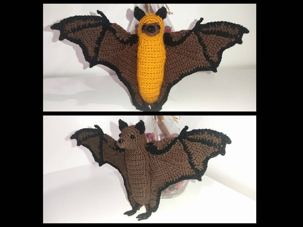 Fruit bat - Pattern release - Crochet 🧶 - Ribblr community