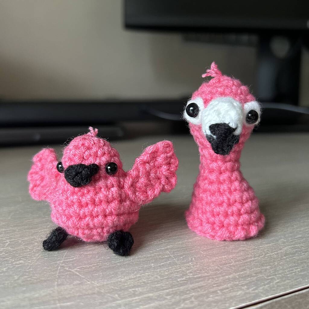 Flamingo Spy Birb!!! 🦩 - Crochet 🧶 - Ribblr community