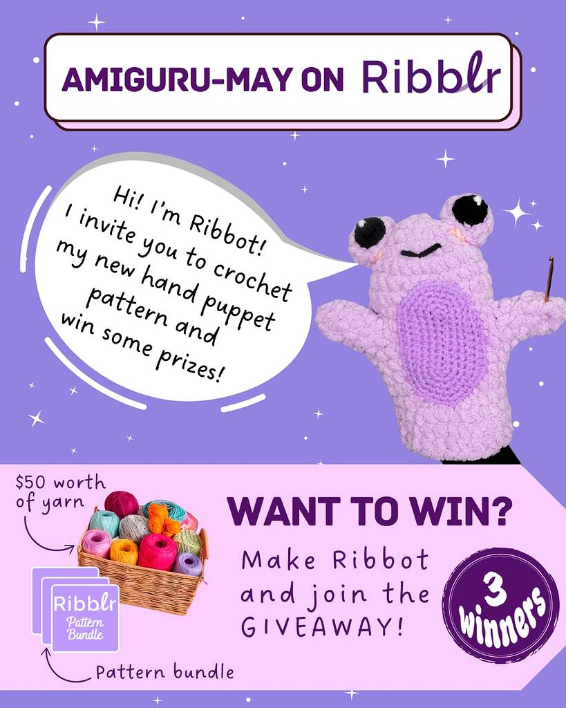 Special prizes 🎁 Make your own Ribbot hand puppet and win 💜🐸 ...