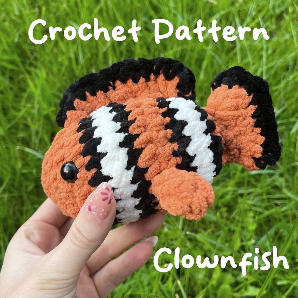 Clownfish Pattern Release - Crochet 🧶 - Ribblr community