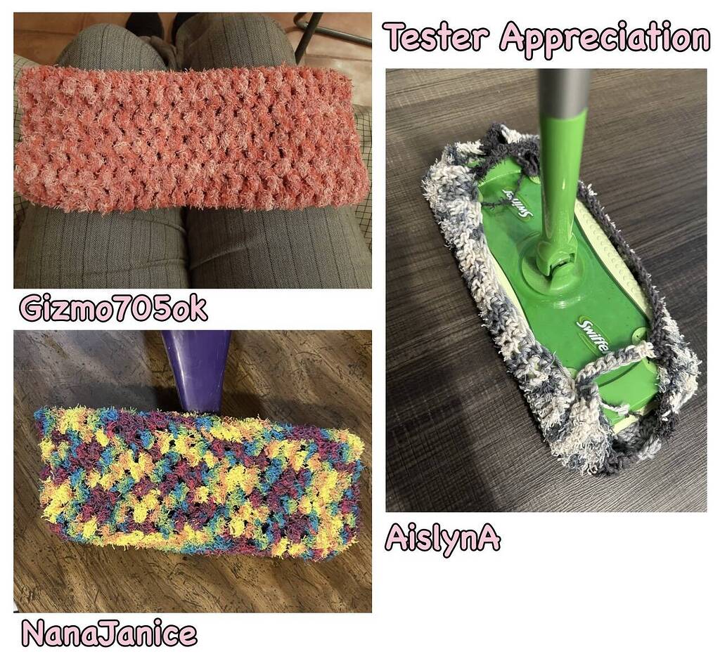 Reusable Swiffer Cover Pattern Release! - crochet - Ribblr community