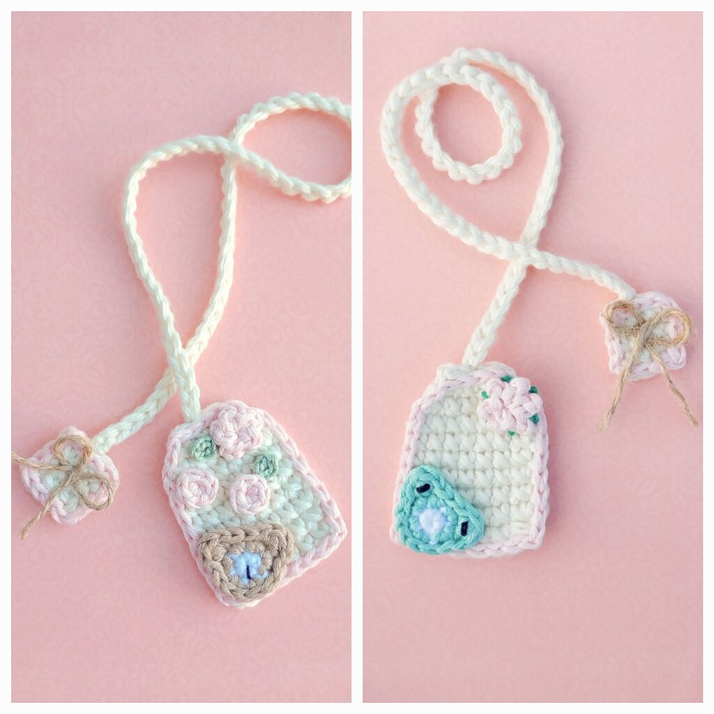 [CLOSED] 5-in-one Teabag | Bookmark | Bag Charm pattern bundle ...