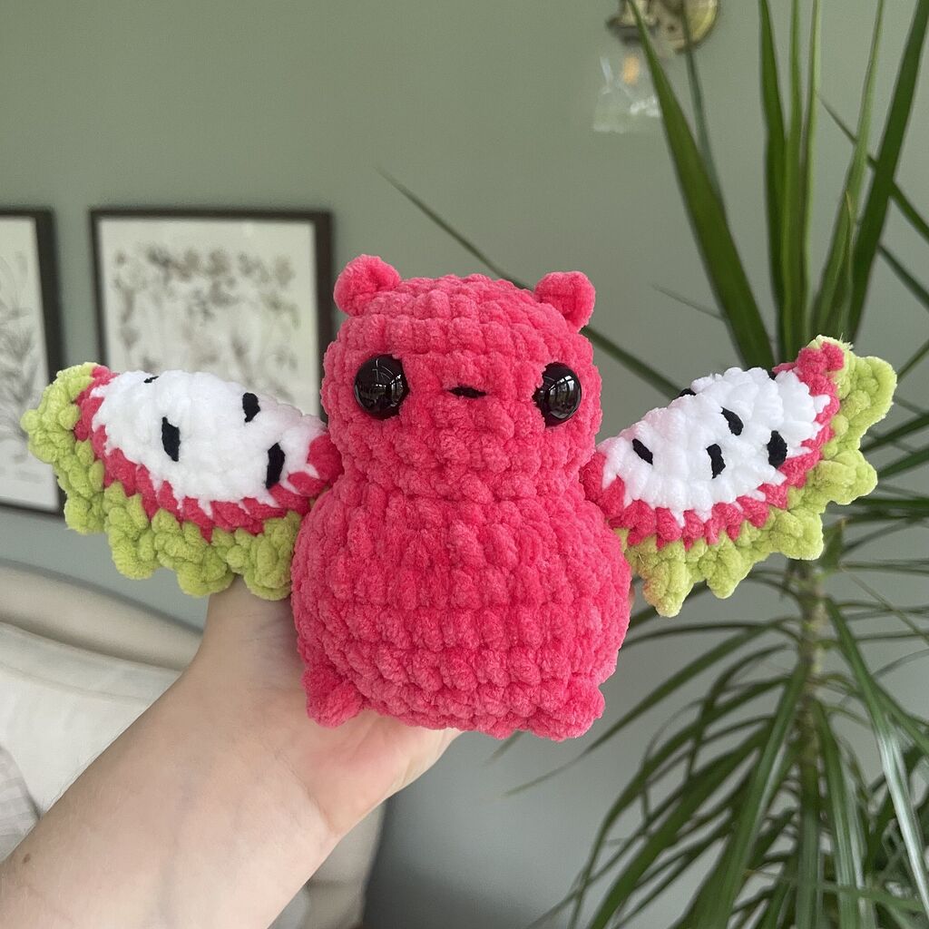 Dragonfruit Bat Pattern Release - crochet - Ribblr community