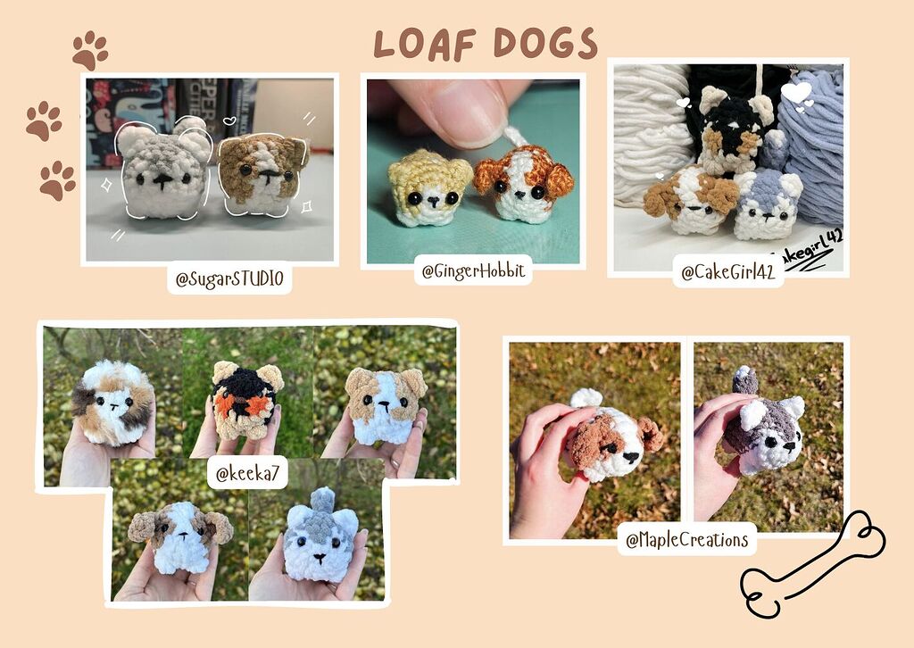 Mini Loaf Dogs (Pattern Release, Tester Appreciation, + Giveaway ...