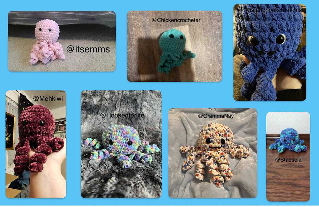 Octo pattern release and tester appreciation! - Crochet 🧶 - Ribblr ...