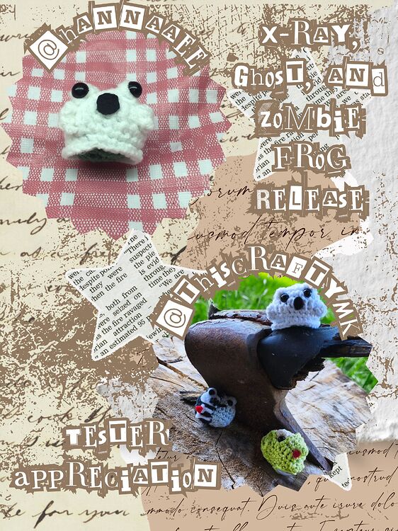 Pattern drop and Tester appreciation! Frog-collab - Crochet 🧶 - Ribblr ...