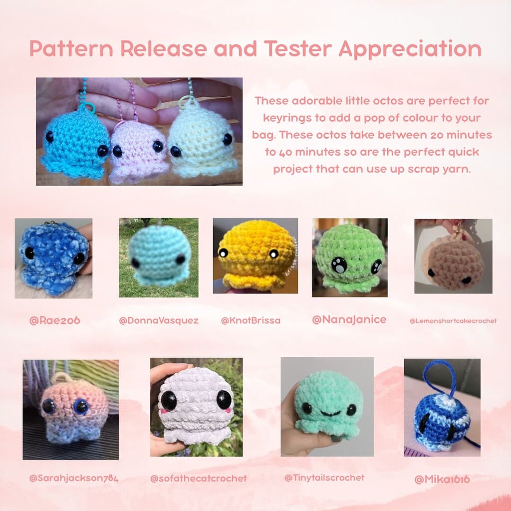 Octo Pattern Release - Crochet 🧶 - Ribblr community