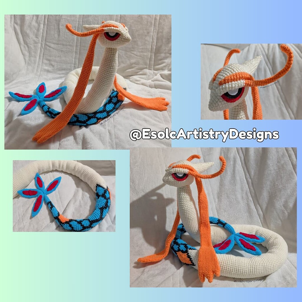 Milotic Tester Appreciation - Crochet 🧶 - Ribblr community