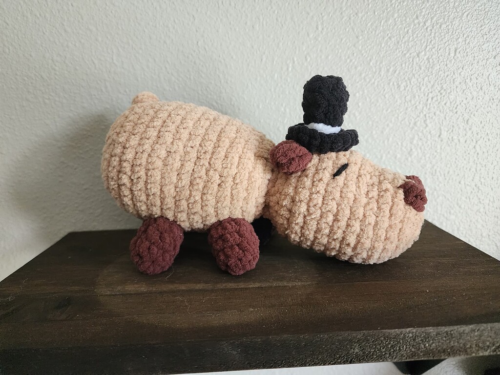 [closed] Tester call for Crochet: Bob the Fancy Capybara - Testing zone ...