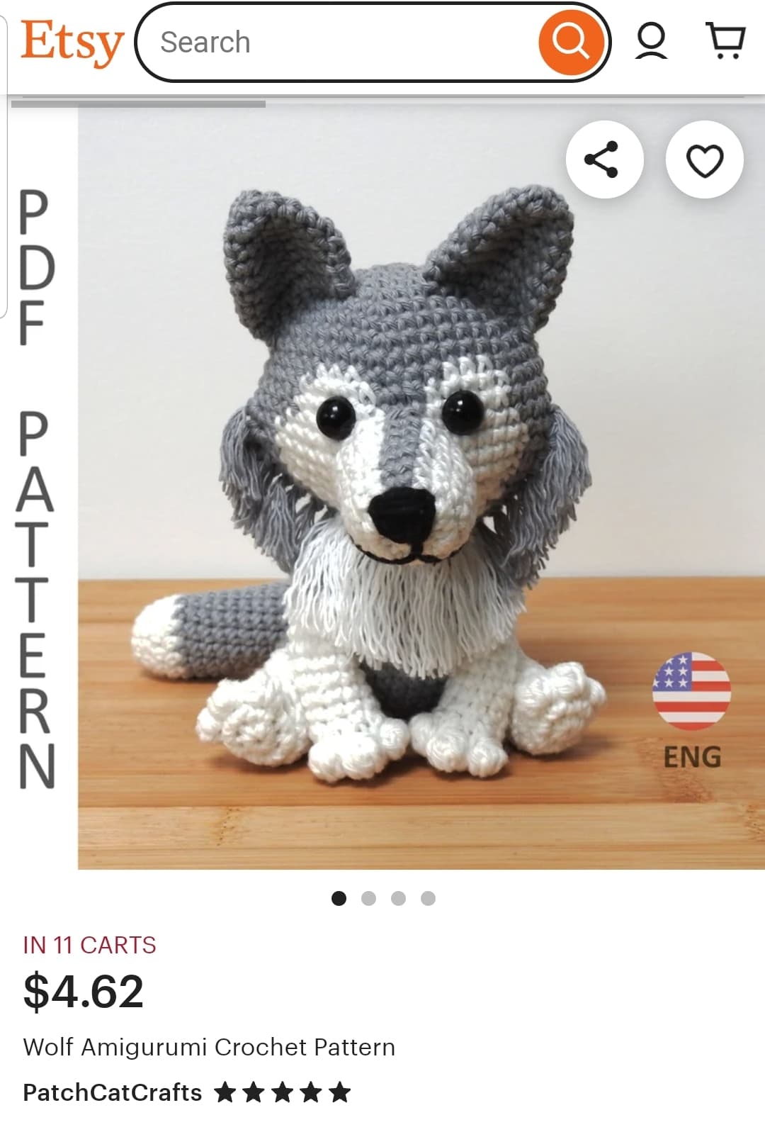Crochet Wolf Pattern