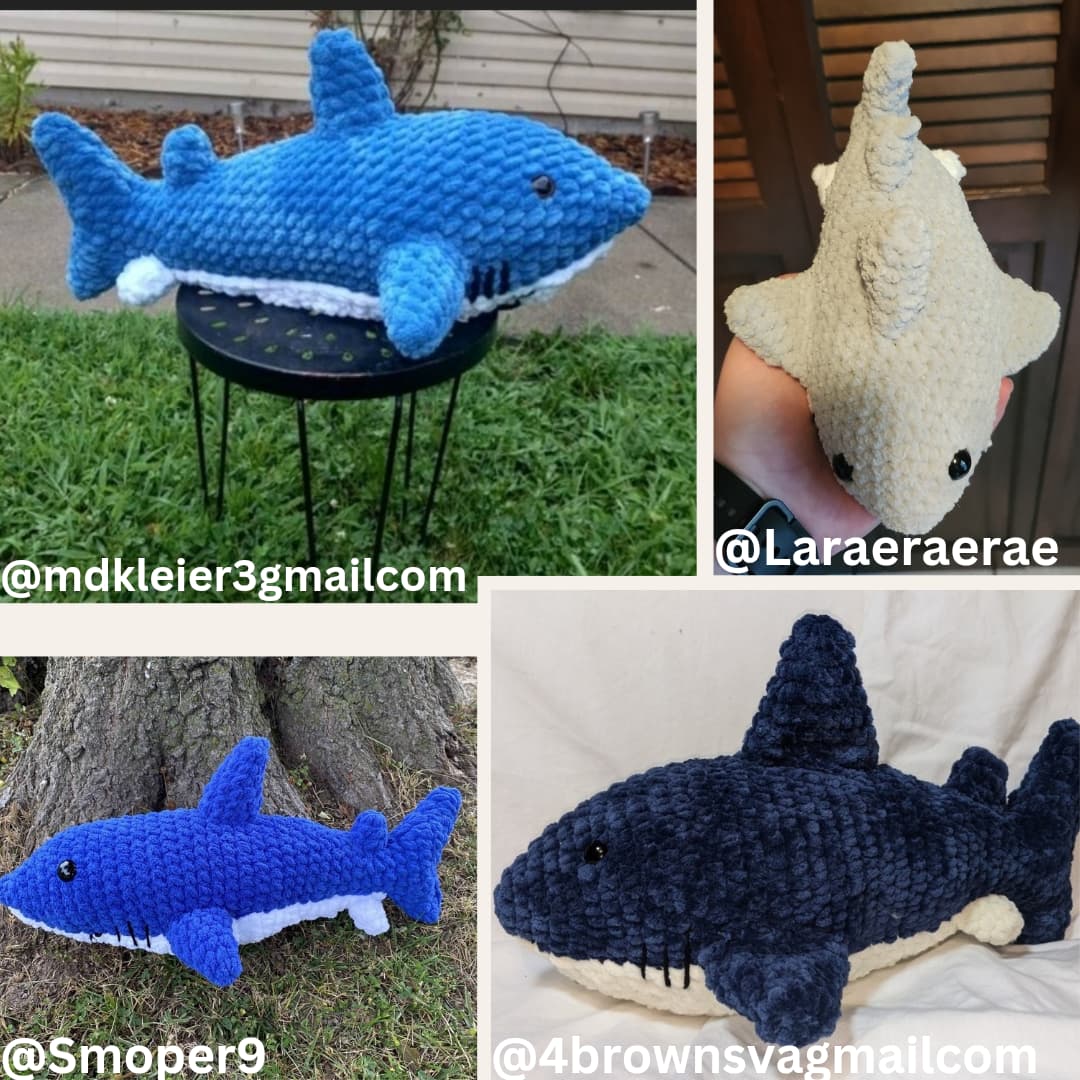 Shannon the Shark - crochet - Ribblr community