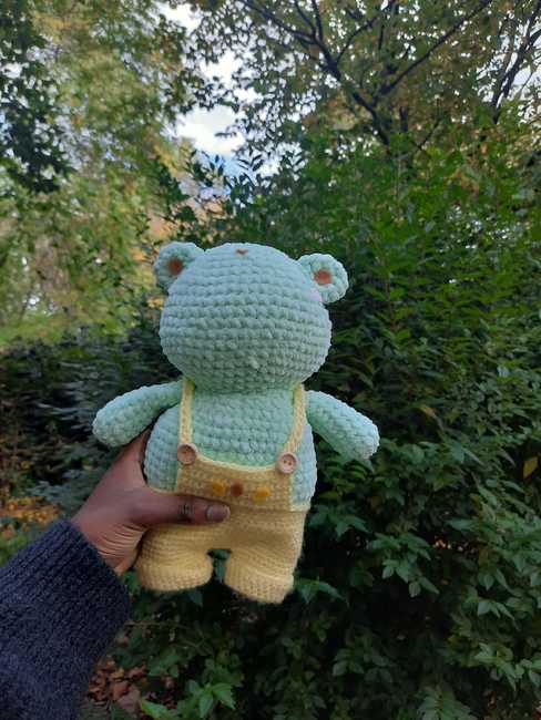 Pattern Release! Fernando the Farmer Frog - crochet - Ribblr community