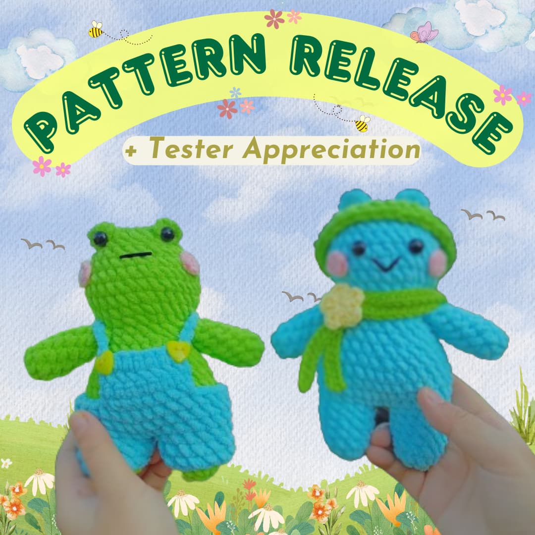 Froggy & Bunny Bestie Pattern Release 🎉 - Crochet 🧶 - Ribblr community