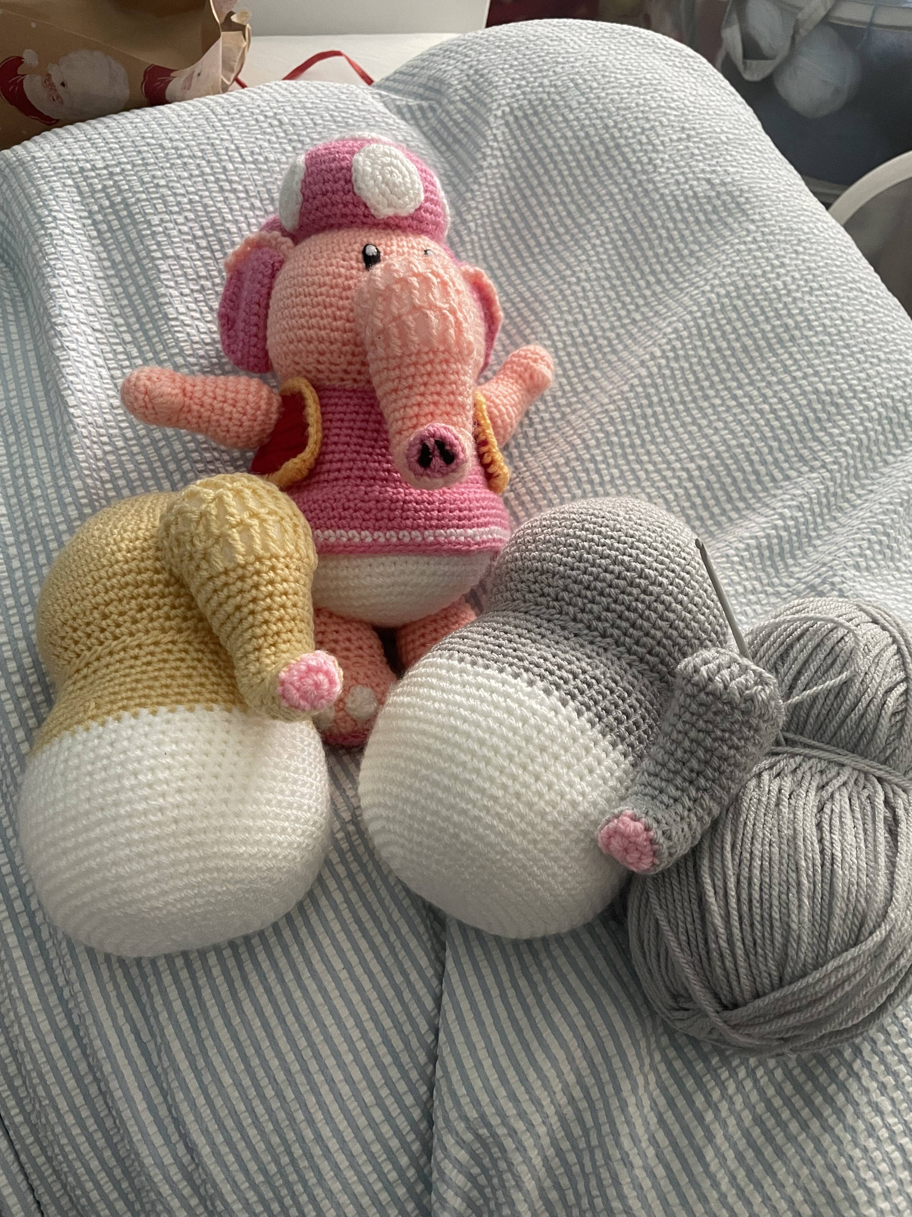 Elephant Toads (WIP) - Crochet 🧶 - Ribblr community