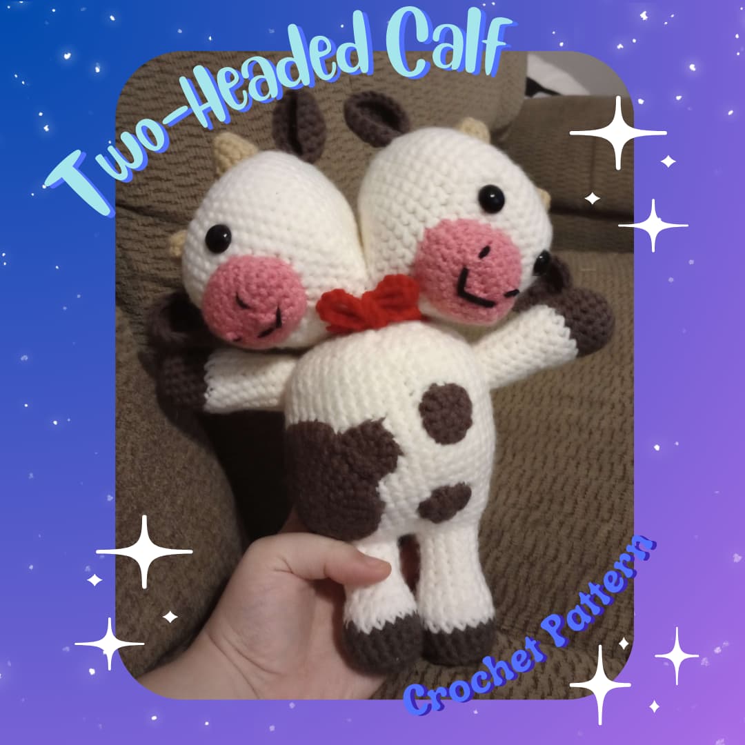 Two Headed Calf Pattern Release! // + Bonus Free Pattern Drop - Crochet ...