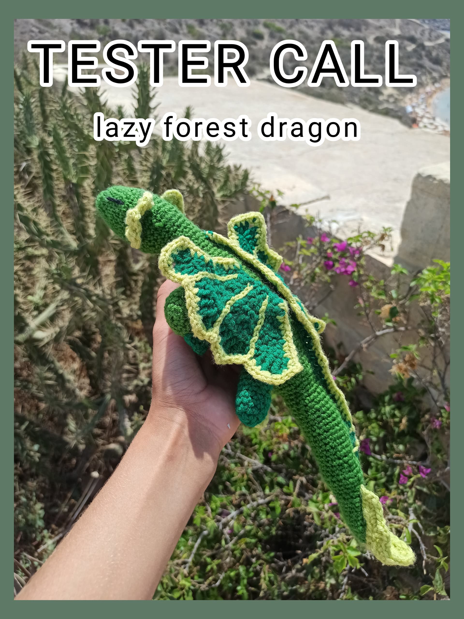 Tester call for Crochet: Lazy forest dragon - Testing zone - Ribblr ...
