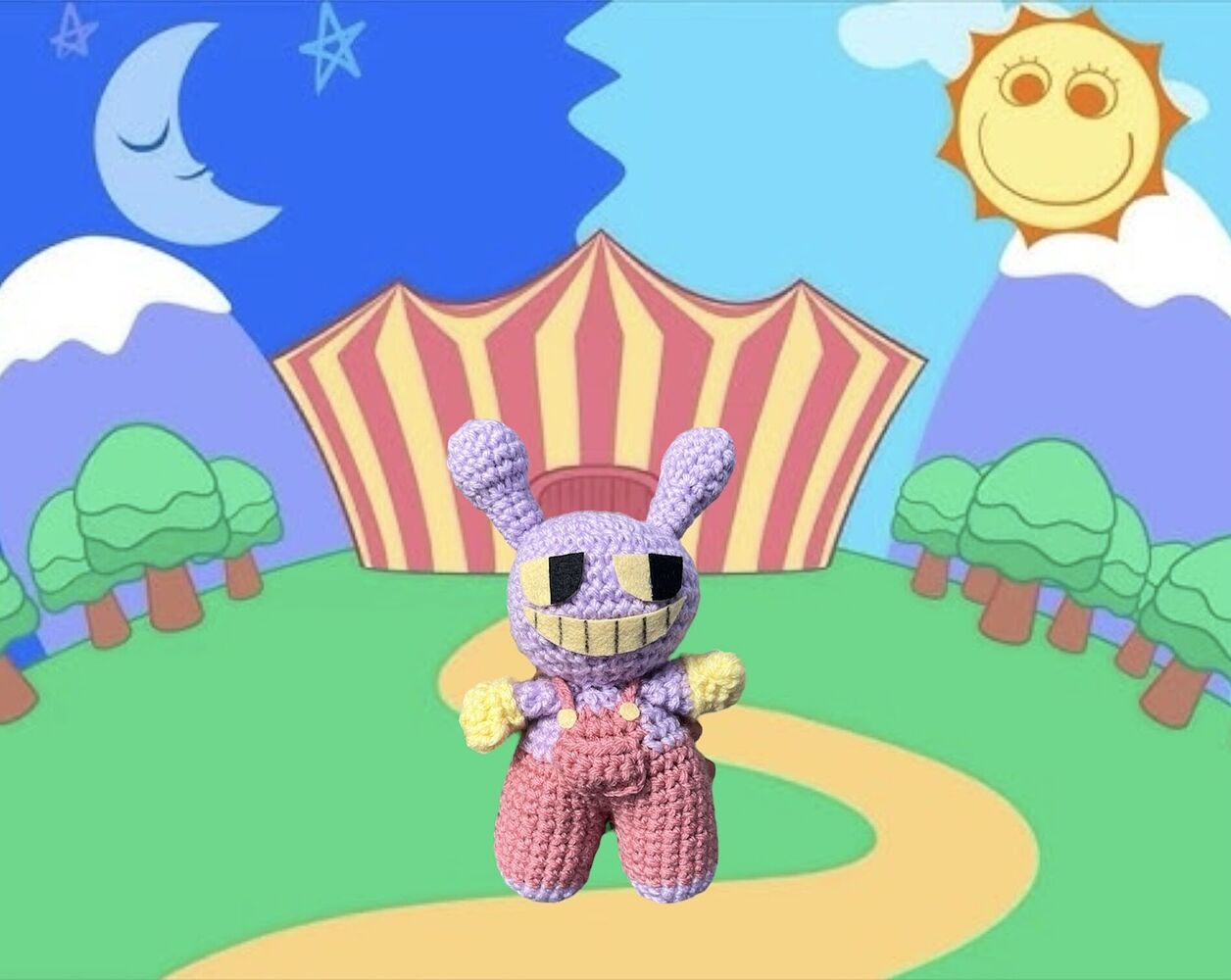 Jax from Tadc Pattern Release!! (A lil late) - Crochet 🧶 - Ribblr community