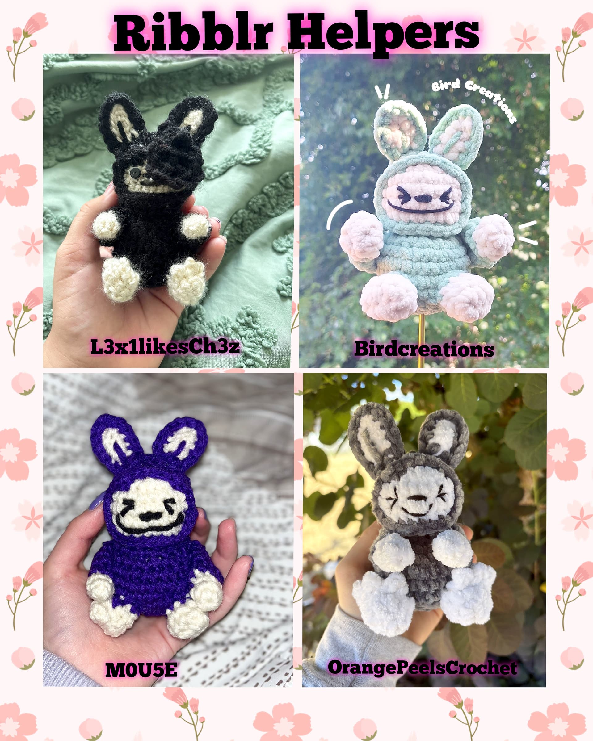 Mini Labubu Pattern Release & YouTube tutorial - Crochet 🧶 - Ribblr ...