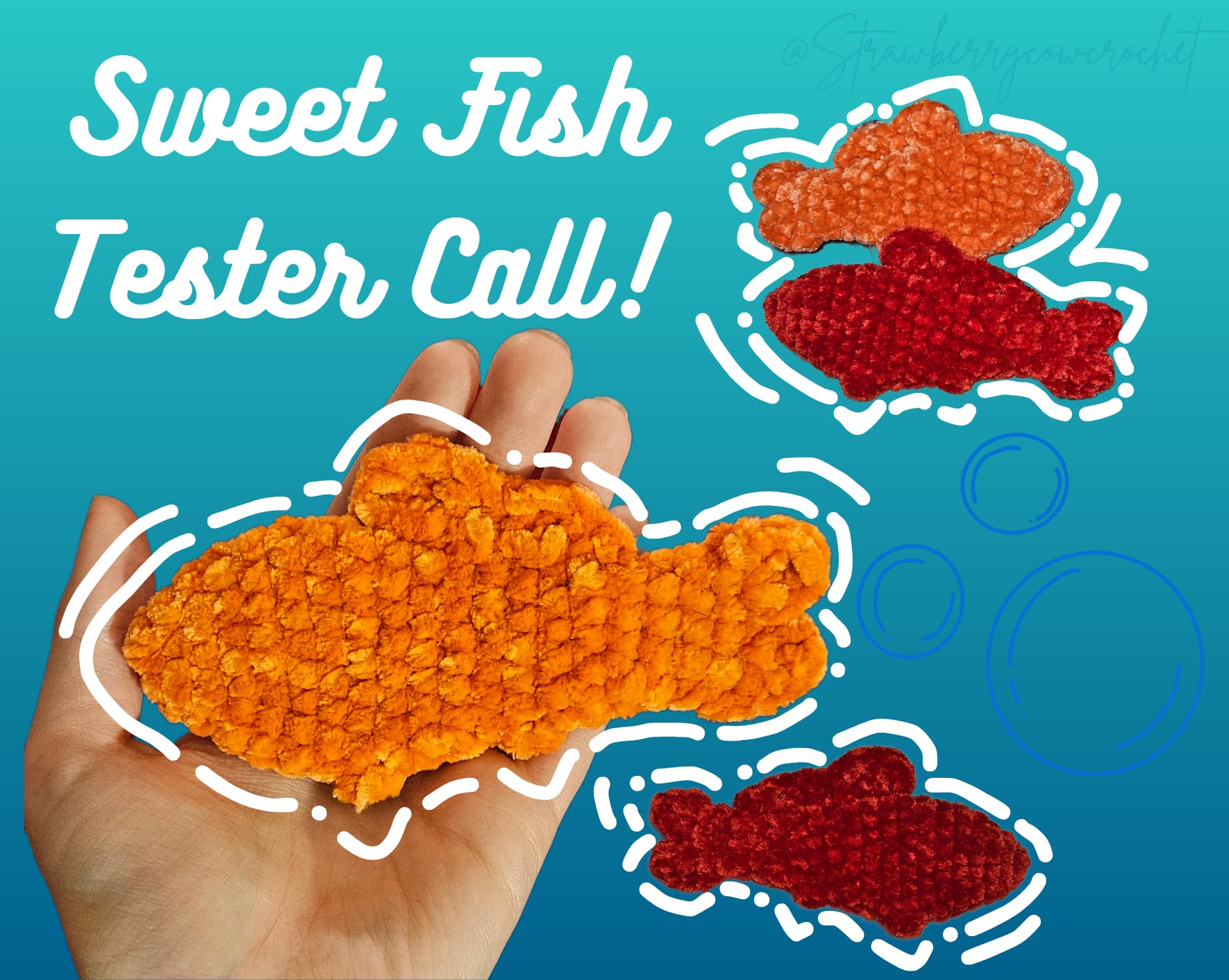 (CLOSED) Tester call for Crochet:No-sew Sweet fish - Testing zone ...