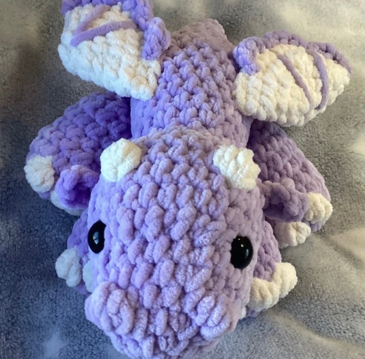 Crystal the Baby Lazy Dragon Pattern Release! - crochet - Ribblr community