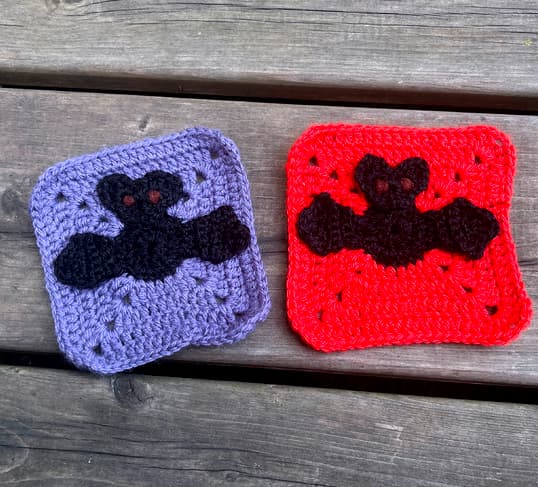 [CLOSED]Tester call for Crochet: Bat granny square - Halloween squares ...