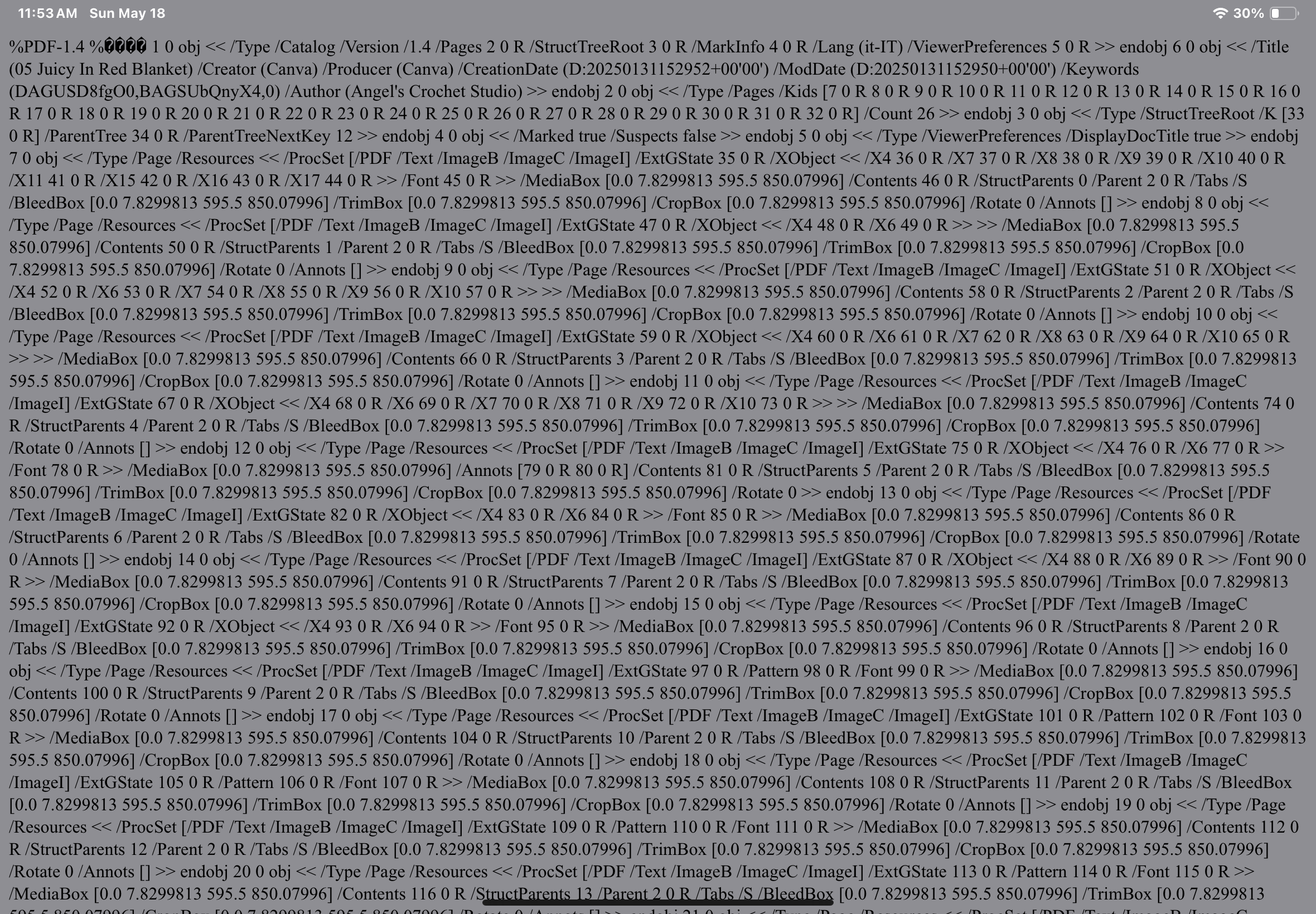 Pattern pdf files only symbols and letters - Support 🖐️ - Ribblr community