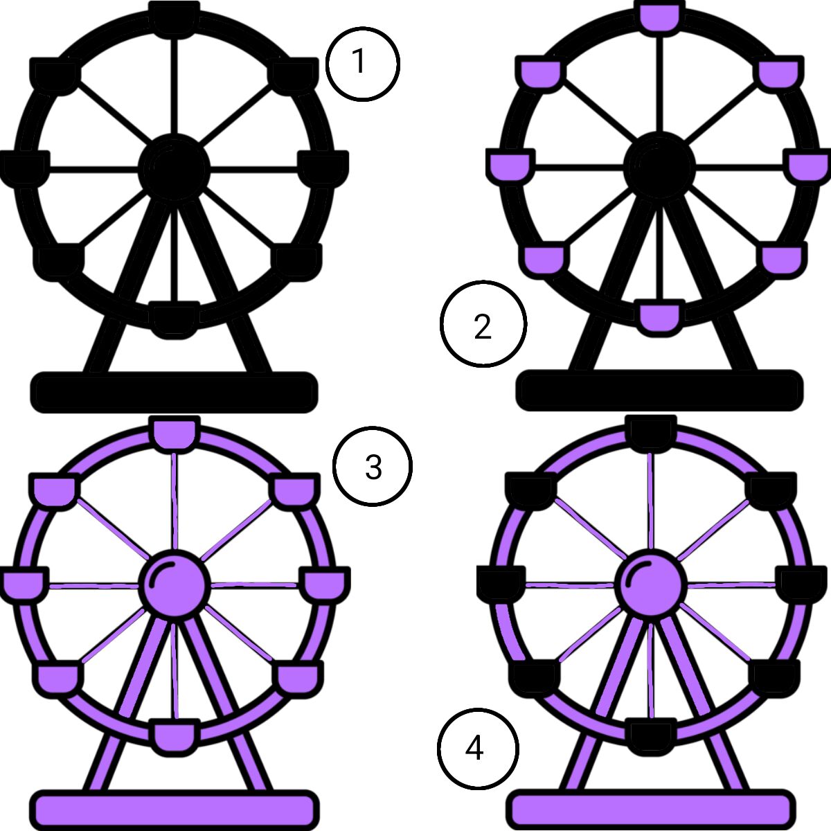 What Color for Keychain Ferris Wheel - Ribblr community