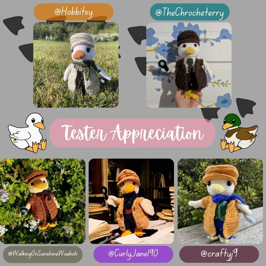 Double FREE pattern release - Ducktectives - Crochet 🧶 - Ribblr community